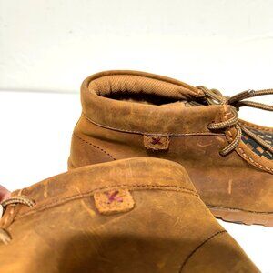 Twisted X | Shoes | Twisted X Mens 85 Leather Moc Toe Checkered Design ...